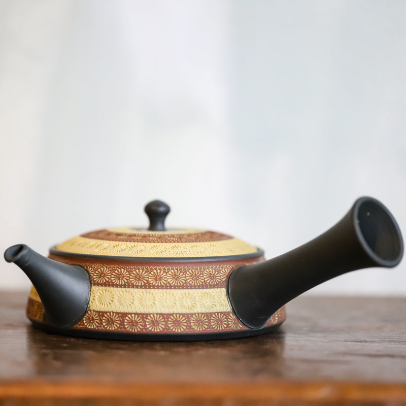 handmade ceramic Kyusu by Teruyuki Isobe, Japanese teapot 225 ml ...